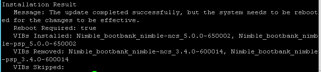 Process To Upgrade Nimble Connection Manager On ESXi 6.5