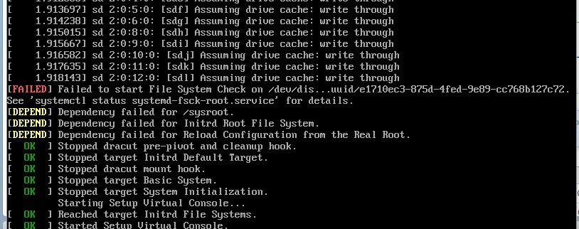 vCenter Server 6.5 Fails To Boot
