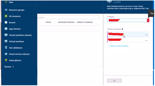 Set up The Load Balancer For Microsoft Azure Network