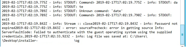 Unable to contact the source vCenter During The VCSA Upgrade