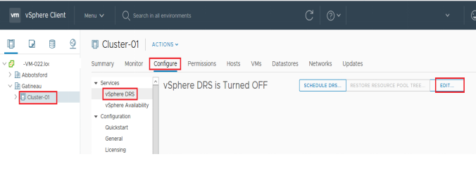 How to Enable DRS on VMware vSphere 6.7